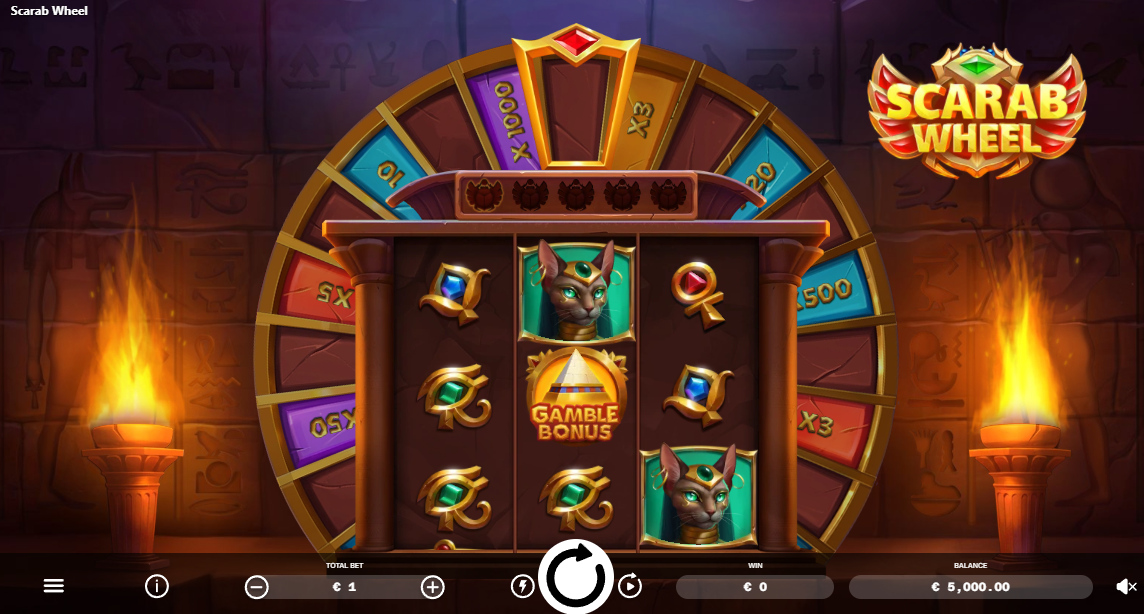 Scarab Wheel Slot Demo - Juega Gratis & Reseña